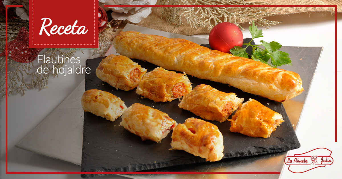 Flautines de hojaldre - La Abuela Marga