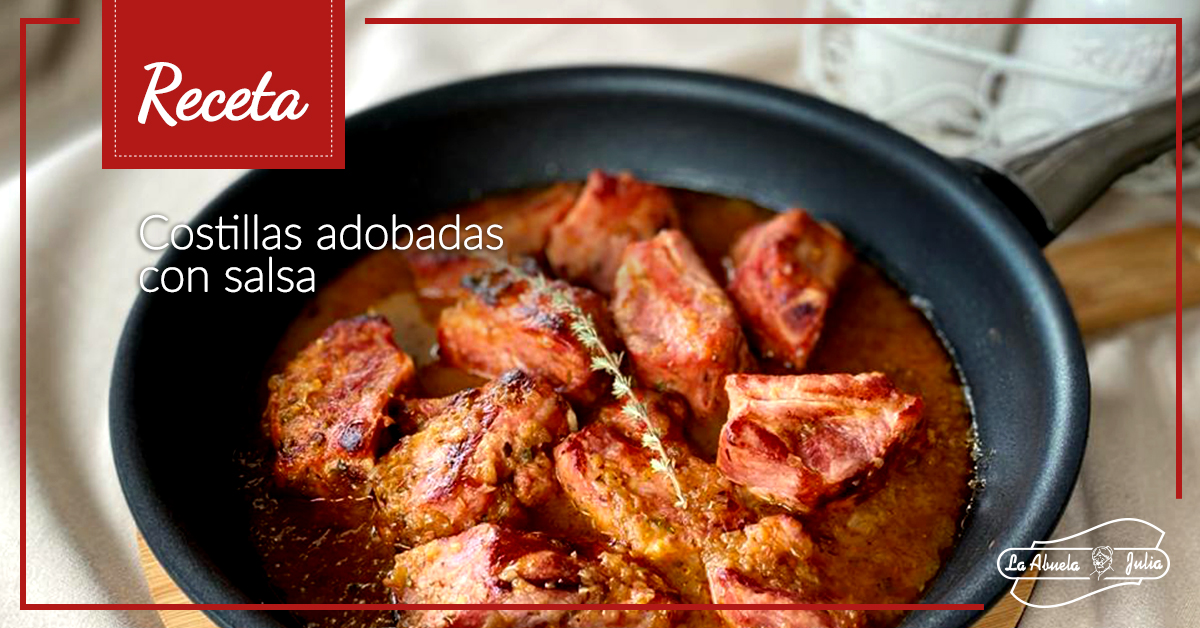 Receta de fin de semana: costillas adobadas en salsa