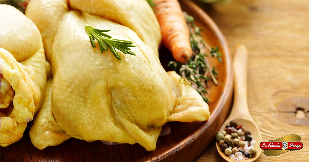 ¿Pollo amarillo? Tranquilo, es de corral - La Abuela Marga