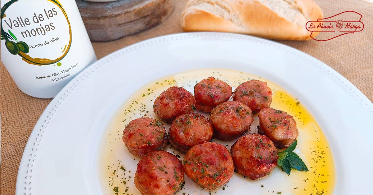 Receta de chorizo al ajillo - La Abuela Marga
